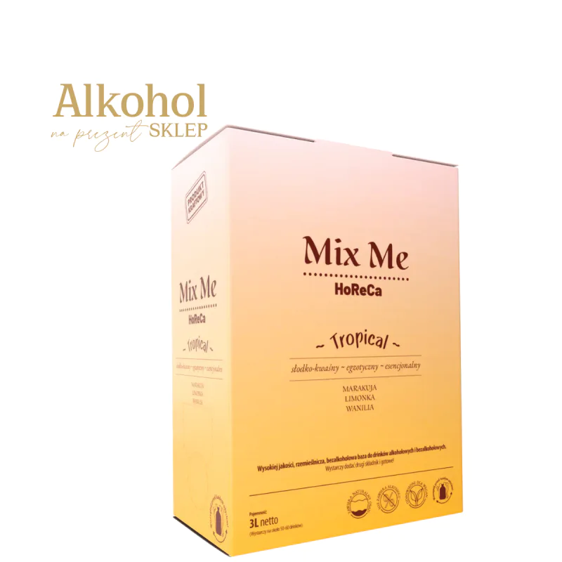 BAZA DO DRINKÓW MIX ME TROPICAL 3L idealna do drinków, koktajli i moktajli